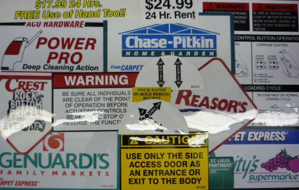 Rear Printed Screen Printed Decals for the most demanding applications